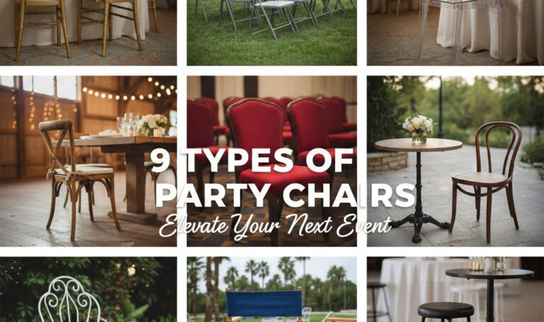 9 Types of Party Chairs for Every Event Style